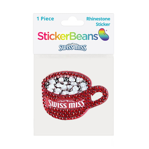 Swiss Miss| Rhinestone Stickers | StickerBeans™ – STICKERBEANS