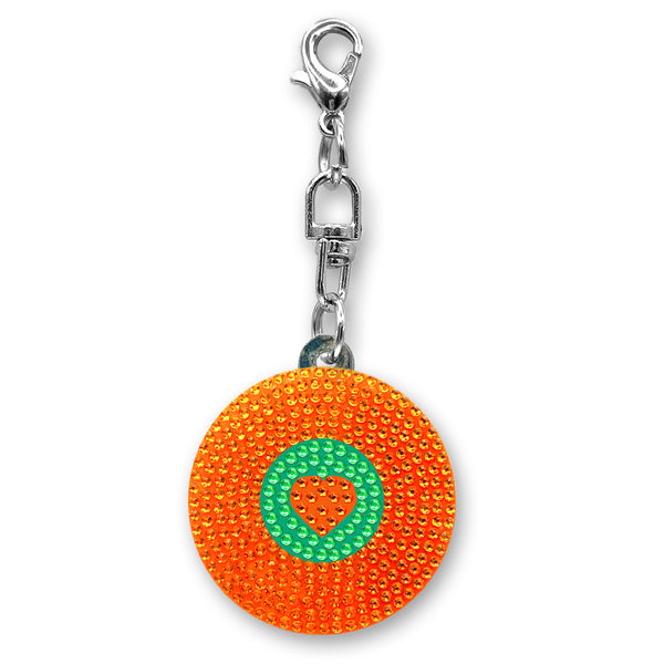 Orange Record Charm – STICKERBEANS