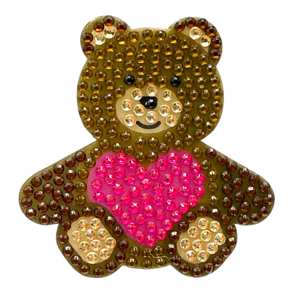 Bear 2" Rhinestone Sticker | Ready! Stick! Sparkle! | StickerBeans ...