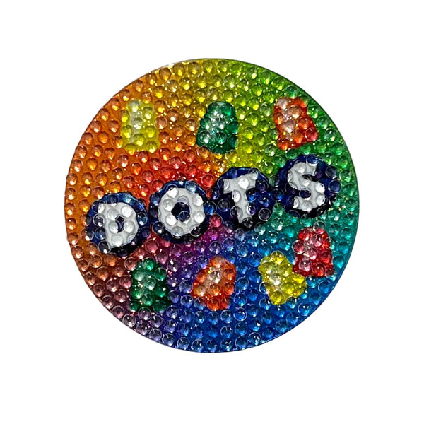 Pink Donut Sticker | Rhinestone Stickers | StickerBeans™ – STICKERBEANS