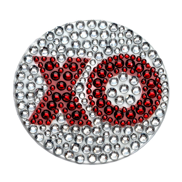 XO 2in Sticker | Rhinestone Stickers | StickerBeans™ – STICKERBEANS