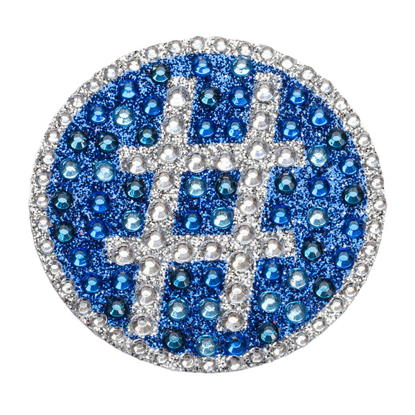 Hashtag 2in Sticker | Rhinestone Stickers | StickerBeans™ – STICKERBEANS