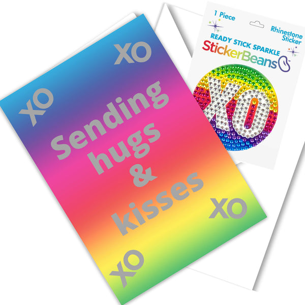 XO Greeting Card – STICKERBEANS