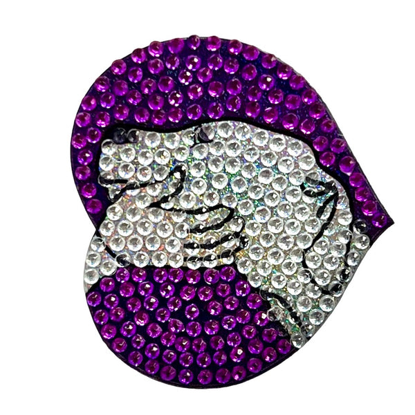 Pink Donut Sticker | Rhinestone Stickers | StickerBeans™ – STICKERBEANS